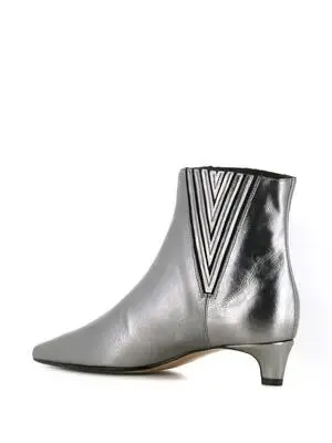 ANTONIO BARBATO MAESTRI VENEZIANI Pointed-toe Leather Ankle Boots