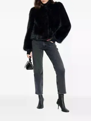 STAND STUDIO Long-sleeve Fur Jacket
