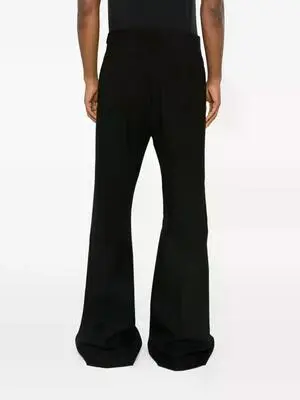 Rick Owens Embellished Flared Wool Trousers