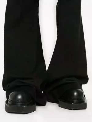 Rick Owens Embellished Flared Wool Trousers