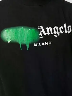 Palm Angels Milano Sprayed-logo T-shirt