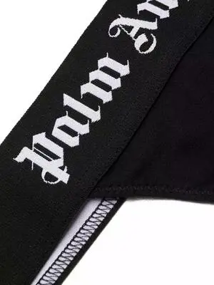 Palm Angels Logo-band Thong - Black