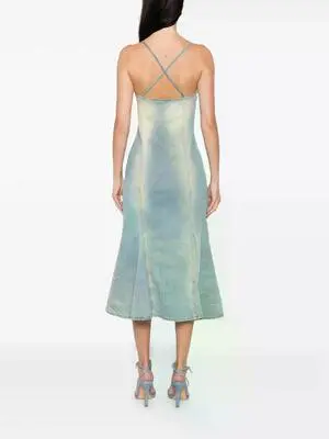 Blumarine Studded Slit Dress