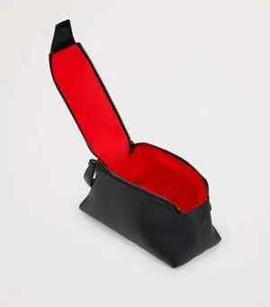 CHRISTIAN LOUBOUTIN Funky Leather Travel Pouch