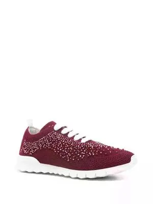 Kiton Embellished Trainers - Red