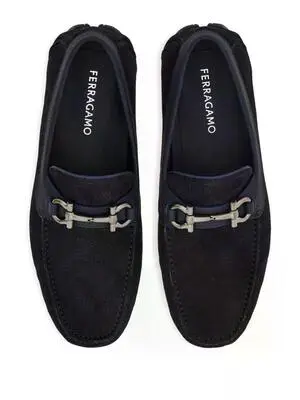 FERRAGAMO Gancini Embellished Loafers