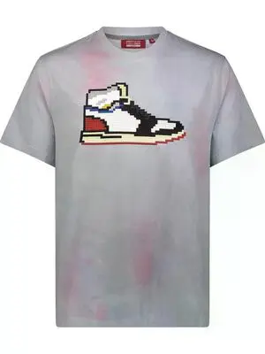 MOSTLY HEARD RARELY SEEN 8-BIT Sneaker Print T-shirt - Grey