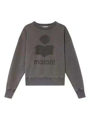 MARANT ETOILE Logo Detail Sweatshirt - Grey