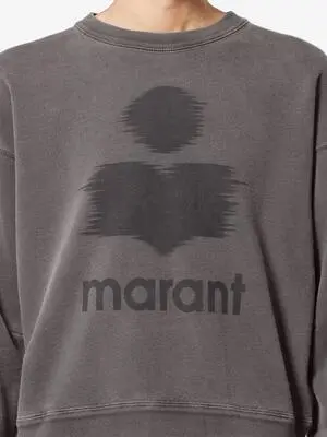 MARANT ETOILE Logo Detail Sweatshirt - Grey