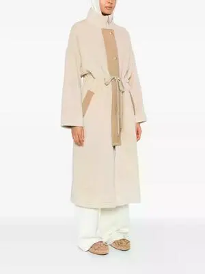 Eleventy Zip-up Coat With Drawstring Detail