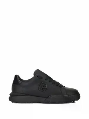 Philipp Plein Hexagon-logo Leather Lace-up Sneakers