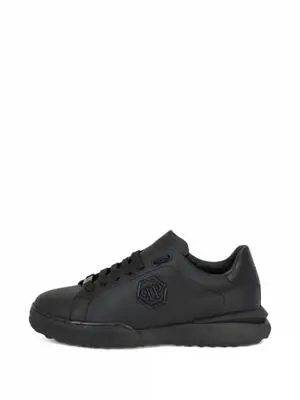 Philipp Plein Hexagon-logo Leather Lace-up Sneakers