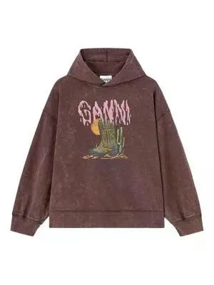 Ganni Hooded Sweatshirts Hoodies For Women
