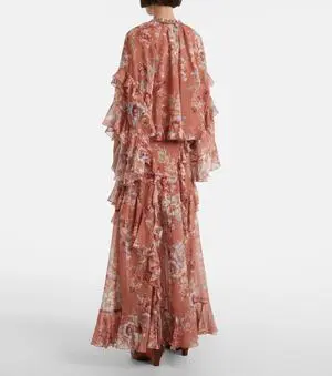 Zimmermann Awaken Floral Maxi Skirt - Multicoloured