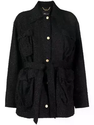 Blumarine Bouclé Button-up Jacket