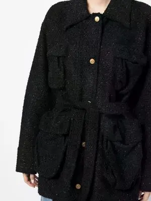 Blumarine Bouclé Button-up Jacket