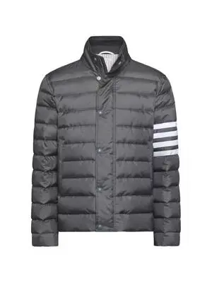 Thom Browne Four-bar Stripe Detail Jacket - Grey