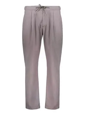 Herno Herno Pleated Adjustable Belt Trousers Grey