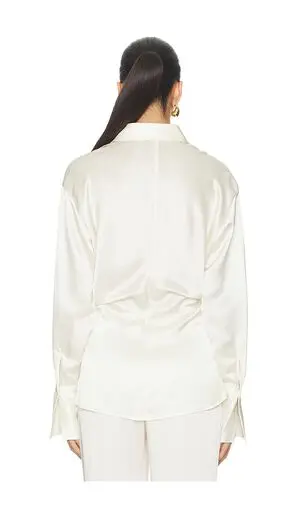 EAVES Sigrun Slouch Waist Blouse - Ivory