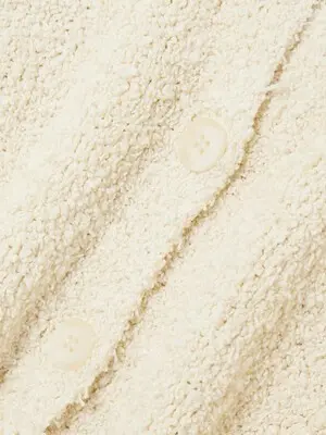 SIR. Tropicana Cropped Cotton-blend Bouclé Cardigan - Neutrals