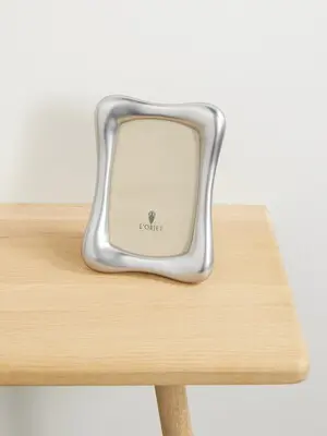 L'Objet Anton Platinum-plated 4x6" Picture Frame - Silver