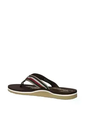 Tommy Hilfiger Signature Tape Flip Flops - Black