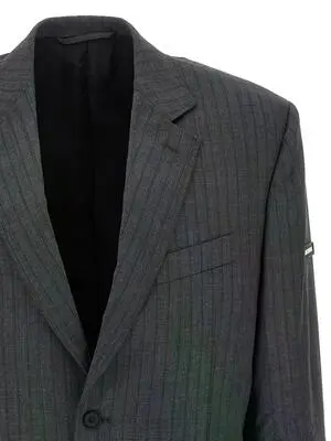 Balenciaga Single-breasted Pinstripe Blazer