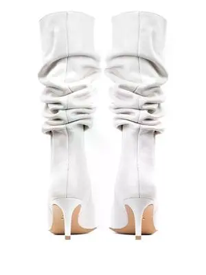 GINISSIMA Eva Slouch Design Boots - White