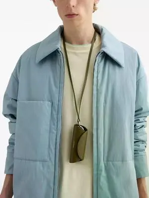 JIL SANDER Cannolo Strap Keyring - Green