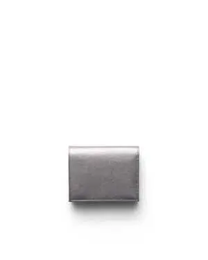 Prada Small Saffiano Leather Wallet - Chrome