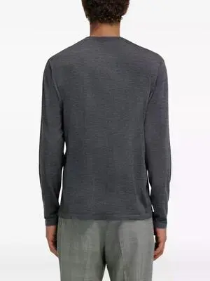 FERRAGAMO Long Sleeve Crew Neck Sweater