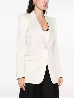 TOM FORD Flap-pocket Single-breasted Blazer - Neutrals