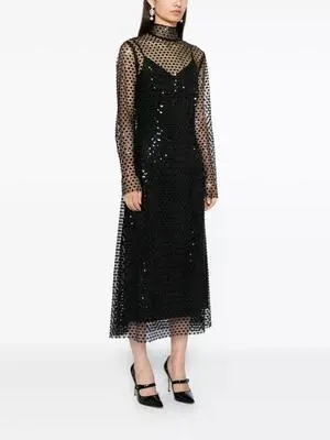 MACGRAW Perception Maxi Dress With Sequin Embellishment