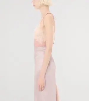 Valentino Garavani Silk Lace-trim Camisole