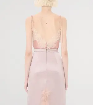 Valentino Garavani Silk Lace-trim Camisole