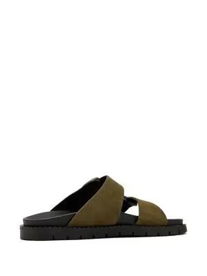 FORSA Curtis Buckle-strap Slides - Green