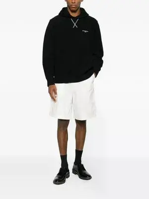 Givenchy Cross-stitching Logo Detail Hoodie