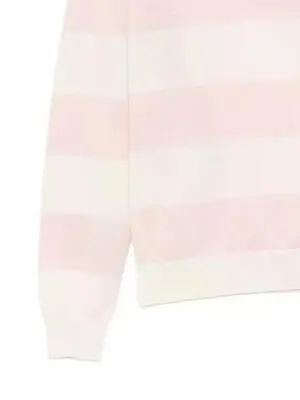 Cynthia Rowley Striped Crew Neck Long Sleeve Top