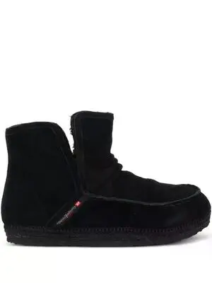 DIESEL® D-lukas Akb Leather Ankle Boots - Black