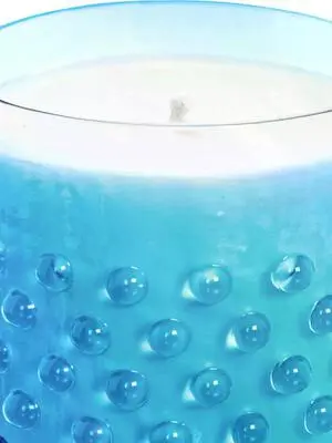 KLIMCHI Hobnail Mojito Candle - Blue