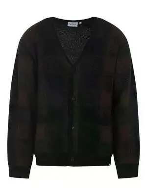 Carhartt Work In Progress Jacquard Pocket Cardigan - Black