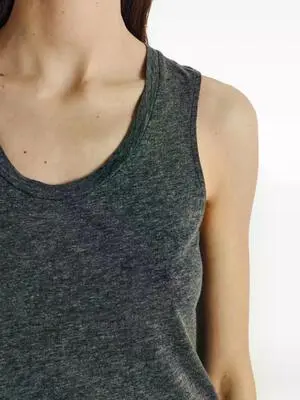 American Vintage Jacksonville Scoop Neck Tank Top - Grey