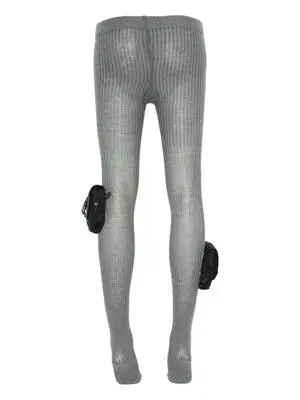 Coperni Ribbed Cargo Pocket Tights