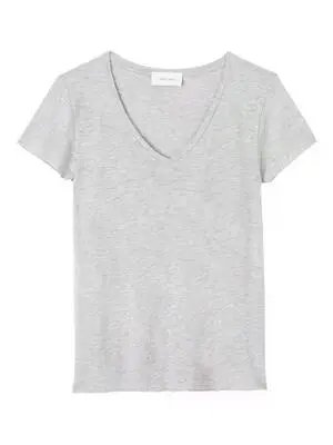 American Vintage Jacksonville V-neck T-shirt - Grey