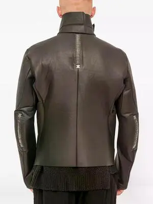 ISAAC SELLAM EXPERIENCE Imparable High-neck Zip-up Jacket - Black