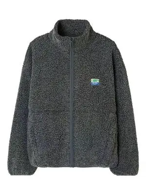 American Vintage Hoktown Zip-up Shearling Effect Jacket