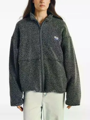 American Vintage Hoktown Zip-up Shearling Effect Jacket