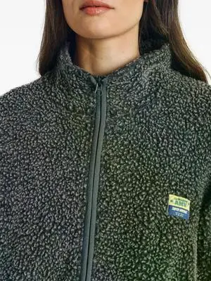 American Vintage Hoktown Zip-up Shearling Effect Jacket