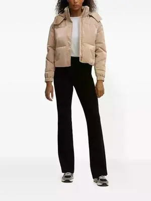EA7 Padded Hooded Jacket - Neutrals