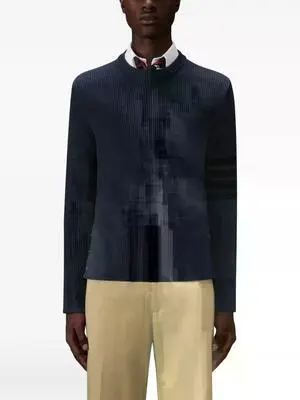 Thom Browne 4-bar Crewneck Sweater - Blue